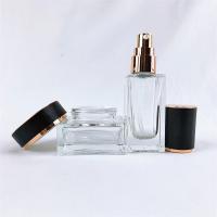 China Thick Glass Foundation Serum Lotion Pump Bottle for sale