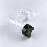 China 100Ml Spice Bottle Round Clear Pet Plastic Spice Jar for sale