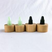 China 24/410 28/410 Disc Top Caps with Bamboo Collar for Lotion Cosmetics 0.08cc 0.2cc for sale