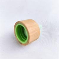 China 24/410 28/410 Disc Top Caps with Bamboo Collar for Lotion Cosmetics 0.08cc 0.2cc for sale