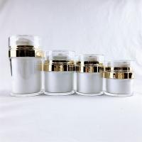 China Custom 100ml Airless Pump Cream Jar Vacuum Bottle for Cosmetic Skin Care for sale