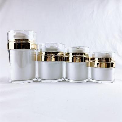 China Custom 100ml Airless Pump Cream Jar Vacuum Bottle for Cosmetic Skin Care for sale