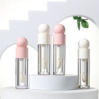 China Empty Plastic Lip Balm Tube 5ml Round Crown Cosmetic Packaging Container Customizable for sale
