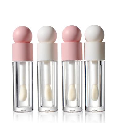 China Empty Cosmetic Bottle for Lip Balm Cylinder Shape 5ml Custom Logo Color for sale