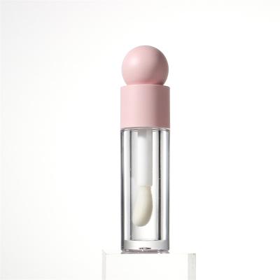 China 5ml Crystal White Lip Balm Squeeze Tubes Custom Logo Cosmetic Packaging for sale