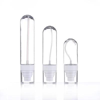 China PET Plastic Upside Fine Mist Spray Perfume Bottle 50ml 60ml 80ml Custom Cosmetic Packaging for sale