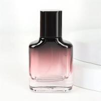 China Portable 30ml Gradient Glass Perfume Bottle with Black Sprayer and Cap for Fragrance for sale