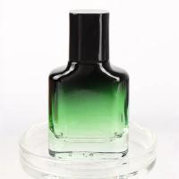 China Portable 30ml Gradient Glass Perfume Bottle with Black Sprayer and Cap for Fragrance for sale