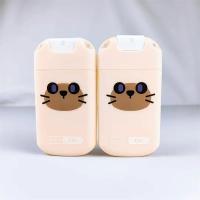 China 20ml Card Type Perfume Bottle PP Screen Printing Pump Sprayer Beauty Packaging for sale