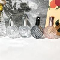 China Empty 100ml Grain Pineapple Shape Custom Design Screw Neck Perfume Glass Bottles for sale