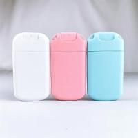 China 20ml 30ml Plastic Credit Card Perfume Mist Spray Bottle for Cosmetic Skin Care for sale