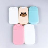 China 20ml 30ml Plastic Credit Card Perfume Mist Spray Bottle for Cosmetic Skin Care for sale