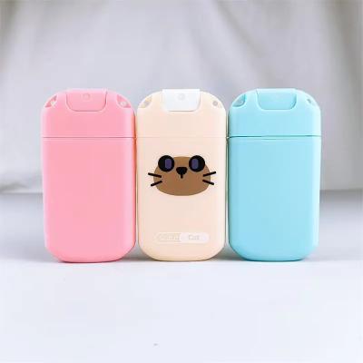 China 20ml 30ml Plastic Credit Card Perfume Mist Spray Bottle for Cosmetic Skin Care for sale