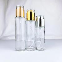 China Clear Glass Lotion Bottle Cream Bottle Cosmetic Set 55ml Perfume Bottles Custom Size for sale