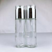 China Custom Glass Cosmetic Jars Set 20ml to 120ml for Skin Care Cream and Face Lotion Packaging for sale