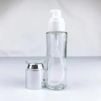China Custom Glass Cosmetic Jars Set 20ml to 120ml for Skin Care Cream and Face Lotion Packaging for sale