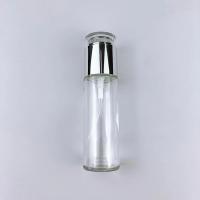 China Transparent Glass Cosmetic Bottle with Sprinkler for Lotion Body Wash Shampoo 20ml to 120ml for sale