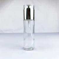 China Transparent Glass Cosmetic Bottle with Sprinkler for Lotion Body Wash Shampoo 20ml to 120ml for sale