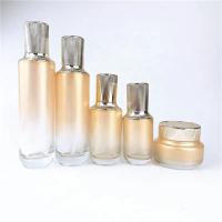 China Custom Glass Cosmetic Jars Set 20ml to 120ml for Skin Care Cream and Lotion Packaging for sale
