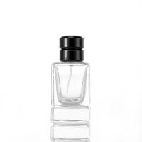 China Recyclable Crimp Glass Bottle High Quality Customized Perfume Bottles with cap for sale