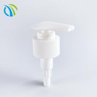 China Aluminum 36/410 3cc Small Lotion Dispenser Non Spill White Lotion Pump SGS for sale
