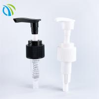 China 28mm Black Lotion Pump with Aluminum Closure 33/410 Frost Surface for Cosmetic Bottles for sale