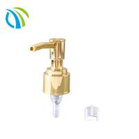 China 24mm Bright Gold Wood Closure Lotion Pump 24/410 2cc Non Spill Dispenser for Bottles for sale