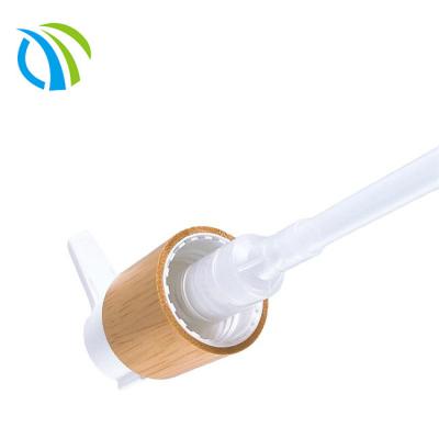 China 28mm Bamboo Lotion Pump 20 410 for 16-32 oz Containers BPA Free ODM for sale