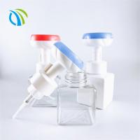 China 43mm PET 250ml Bottle Plastic Foam Pump 0.8ML/T Reusable Shampoo Dispenser for sale