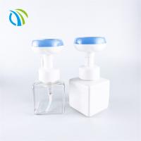 China 43mm PET 250ml Bottle Plastic Foam Pump 0.8ML/T Reusable Shampoo Dispenser for sale