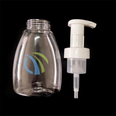 China 0.12cc Ribbed 18/415 Foam Bottle Pump 18mm Reusable Dispenser for Cosmetics for sale