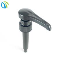 China Yolio 24/415 4cc Glass Syrup Pump Dispenser with Black Ribbed Closure for sale