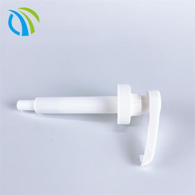 China 30ml Food Grade Syrup Dispenser Pump 43/410 BPA Free Honey Bottle Pump PE Tube for sale