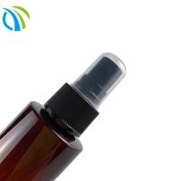 China 0.08ml Fine Mist Sprayer Pump 28mm 24 410 120ml Amber Bottle for DIY Cosmetics for sale