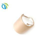 China 24/410 Aluminum Disc Top Caps 0.3ml UV Coating Dispensing Closure for Refillable Bottles for sale