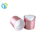 China 24mm 28mm Aluminum Disc Top Flip Caps for Plastic Bottles with 10in Tube HDPE for sale