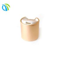 China 24/410 Disc Top Caps 0.4cc Silver Aluminum for Gel Liquid Bottles for sale