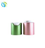 China PP Aluminum Disc Top Cap 20mm 0.16cc No Spill PET Bottle Closure Pink SGS for sale