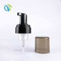 China 28/410 Foam Pump with Full Cap 42mm Black PP Plastic Dispenser 0.8cc Output for sale