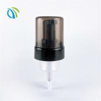 China 28/410 Foam Pump with Full Cap 42mm Black PP Plastic Dispenser 0.8cc Output for sale