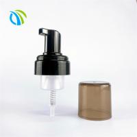 China 28/410 Frosted Black Foam Pump 0.8cc with 10in Dip Tube Reusable Dispenser Cap for sale