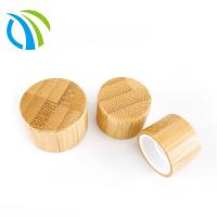 China Bamboo Disc Top Cap 24/410 0.1ml for HDPE Cosmetic Bottle Wholesale for sale