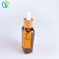 China 3ml 24mm Glass Pipette Empty Dropper Bottles with 18/415 Neck Non Spill Cap for sale