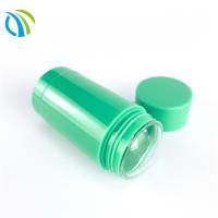 China Empty Plastic Lip Balm Tubes 5ml 15ml Oval White Black Clear Cosmetic Container for sale