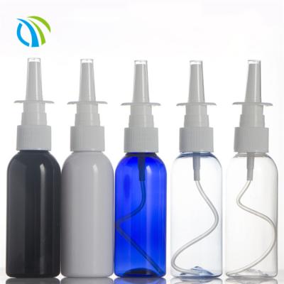 China 18/410 Nasal Spray Pump BPA Free 0.12ml Mist Sprayer with Custom Color Cap for sale
