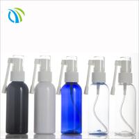 China 30/410 Saline Nose Cleaner Pump with Ribbed Closure 30mm Neck Spray Blue Bottle for sale