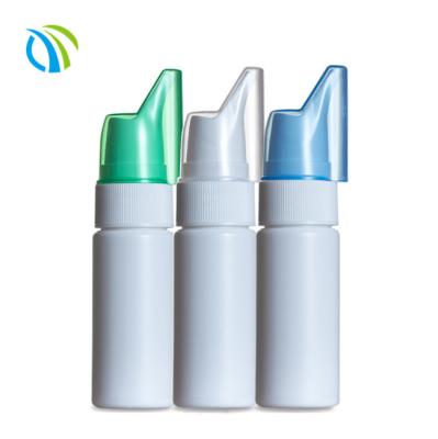 China 30/410 0.12cc Nasal Spray Pump PP with SUS 304 Spring Custom Color White Bottle for sale
