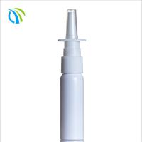 China Saline Nasal Spray Pump 0.2cc 18/410 Transparent Long Nozzle for Medical Use for sale