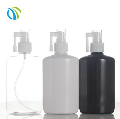 China Long Mouth Nasal Spray Pump 20mm 0.12ml Dosage PP PE with Stainless Spring for Medical Cosmetic Bottles for sale