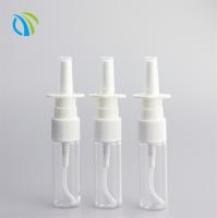China 18mm 18/410 Ribbed Screw Nasal Sprayer Pump for 15ml Saline Bottle Non Spill 0.12ml for sale